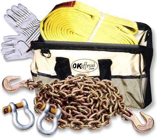 OKoffroad.com Recovery Gear - Mega Recovery Chain Kit